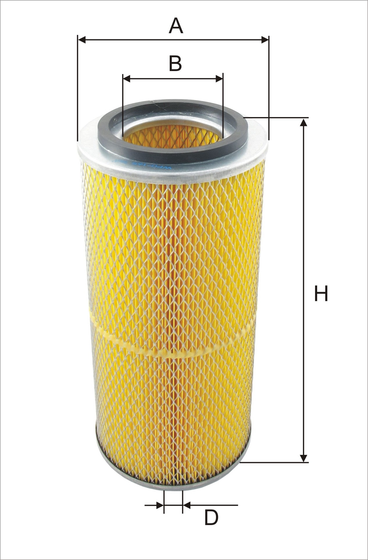 Wkład filtra powietrza WPO 165 - Zamiennik: WA 30-500, C 17225/3, AM ...